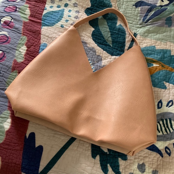 Ulta Beauty | Bags | Ulta Beauty Pink Suede And Faux Leather Tote Bag ...